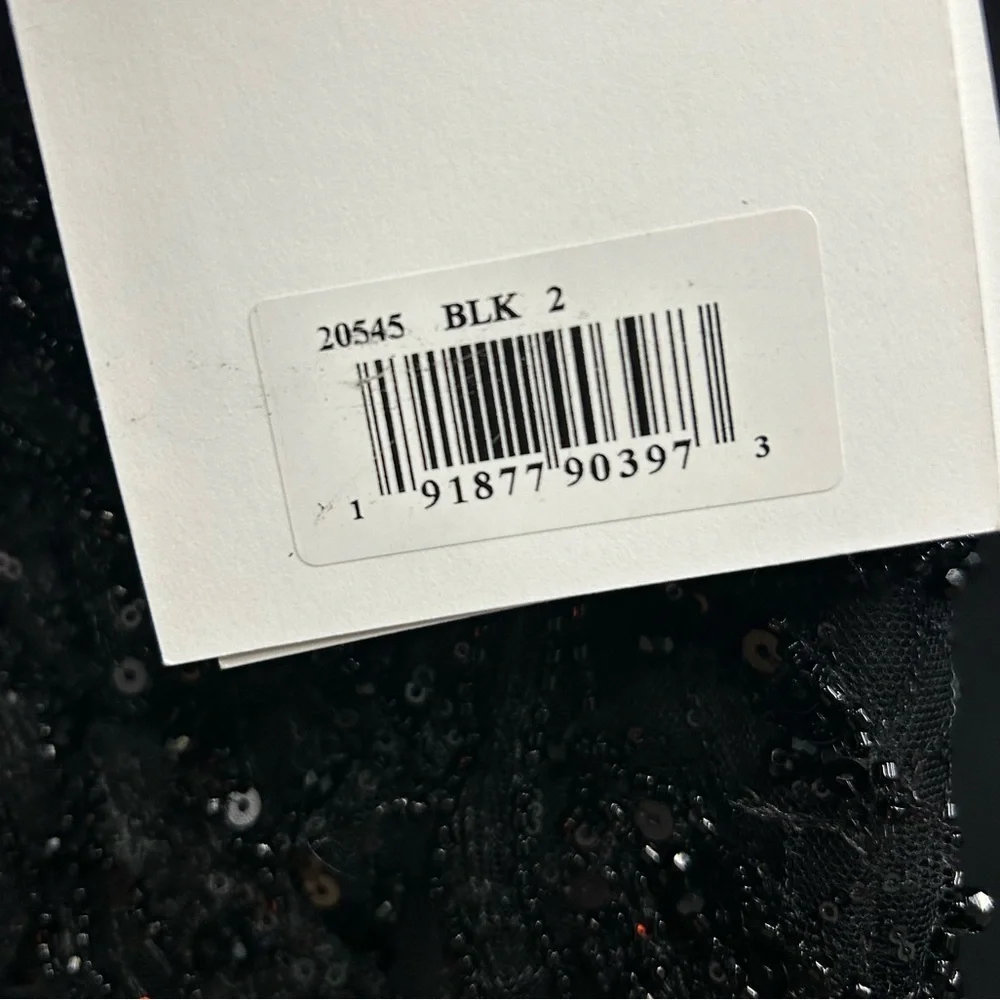 Mac Duggal | Dresses | Mac Duggal 2545 Nwt Black Ruffle Skirt One ...